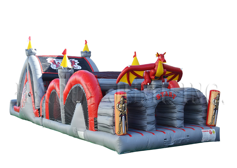 Check Out Our Latest 3 Lane Obstacle Course! - Happy Jump