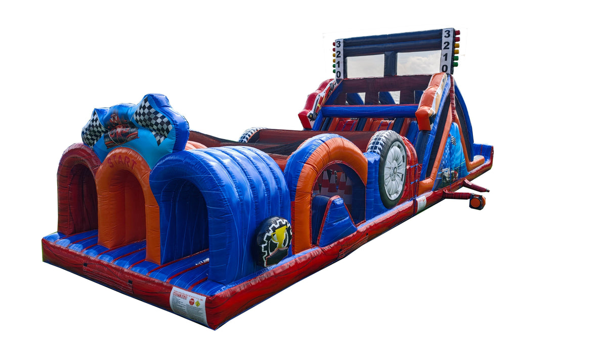 🏁 3 Lane Mega Thrill Race Car Obstacle Course — Speed, Style & Ser