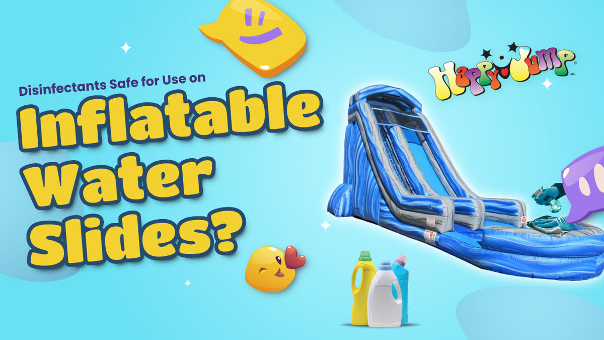 Safe Cleaning Solutions for Inflatable Water Slides - Happy Jump