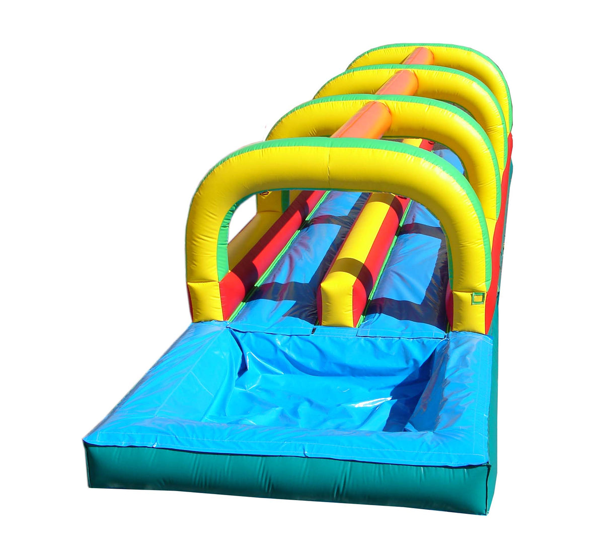 No Pool? No worries! - Inflatable Slip & Slides – happyjumpinc