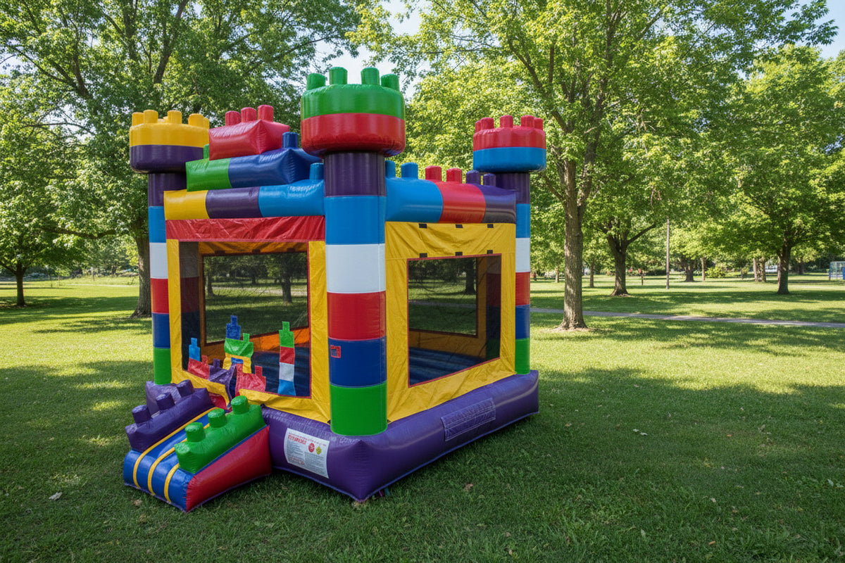 Lego Castle Module Inflatable for Sale | Commercial Inflatable Bounce House