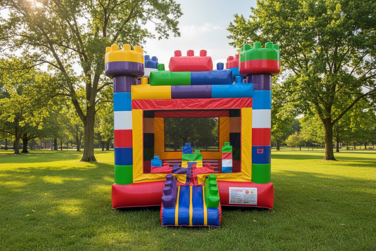 Lego Castle Module Inflatable for Sale | Commercial Inflatable Bounce House