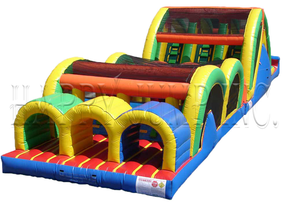 3-Lane Mega Thrill Dragon Inflatable | Happy Jump - Happy Jump
