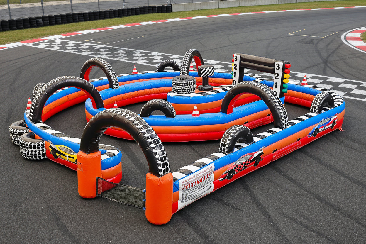 Turbo 500 Inflatable RC Race Track | Commercial Inflatable Interactive Game
