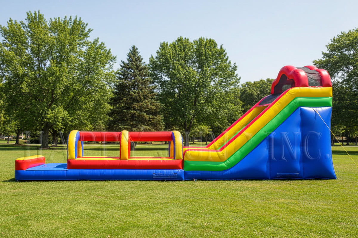 18 Foot Inflatable Water Slide - Happy Jump - Happy Jump