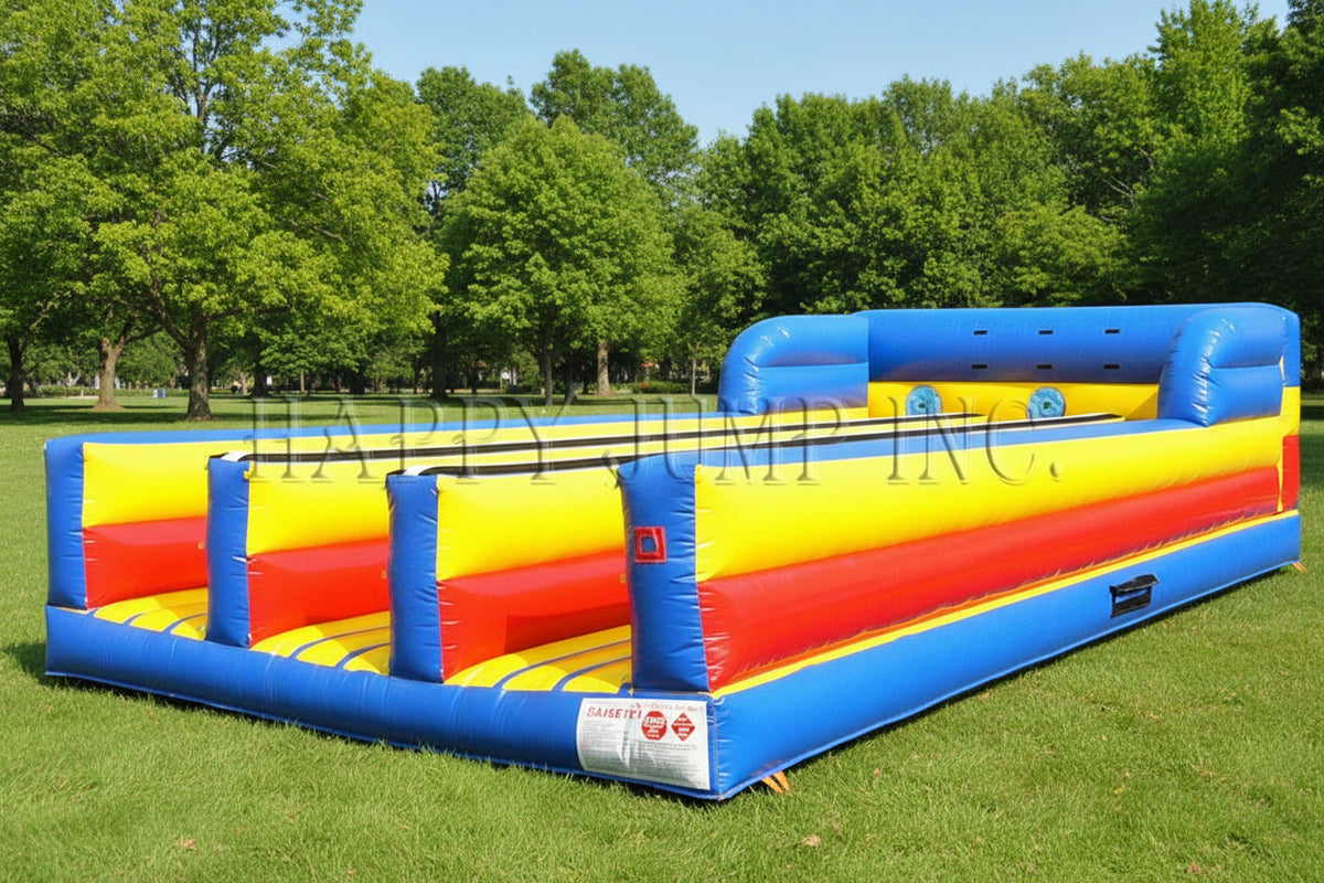 Inflatable Bungee Run 3 Lane | Commercial Inflatable Interactive Game