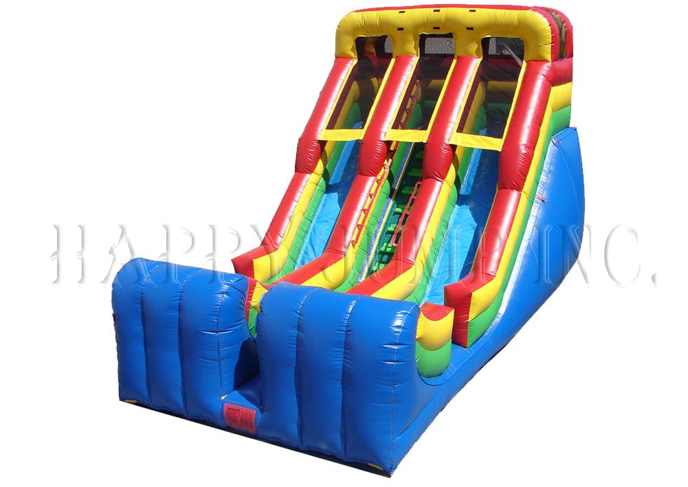 18 Foot Double Lane Inflatable Slide | Commercial Inflatable Slide