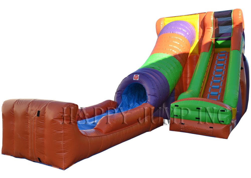 Screaming Tunnel Enclosed Water Slide – Happy Jump - Happy Jump
